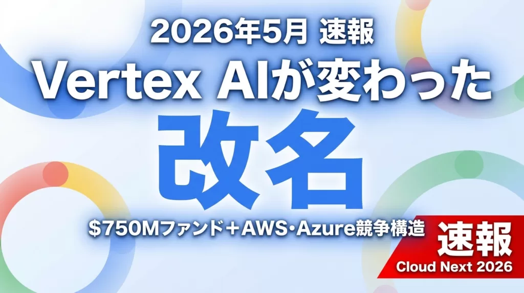 【2026年5月】Gemini AIエージェント基盤｜Vertex AIから改名 ｜ 株式会社Uravation